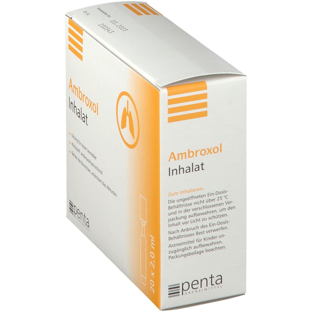 Ambroxol Inhalat 20x2 ml - shop-apotheke.com