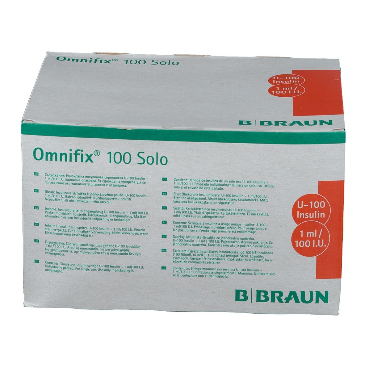 Omnifix® 100 Solo 100 St - Shop Apotheke