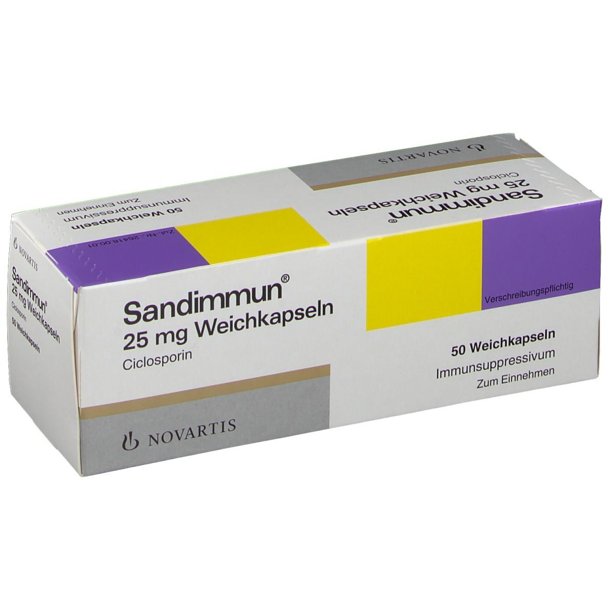 Sandimmun® 25 mg 50 St mit dem E-Rezept kaufen - Shop Apotheke