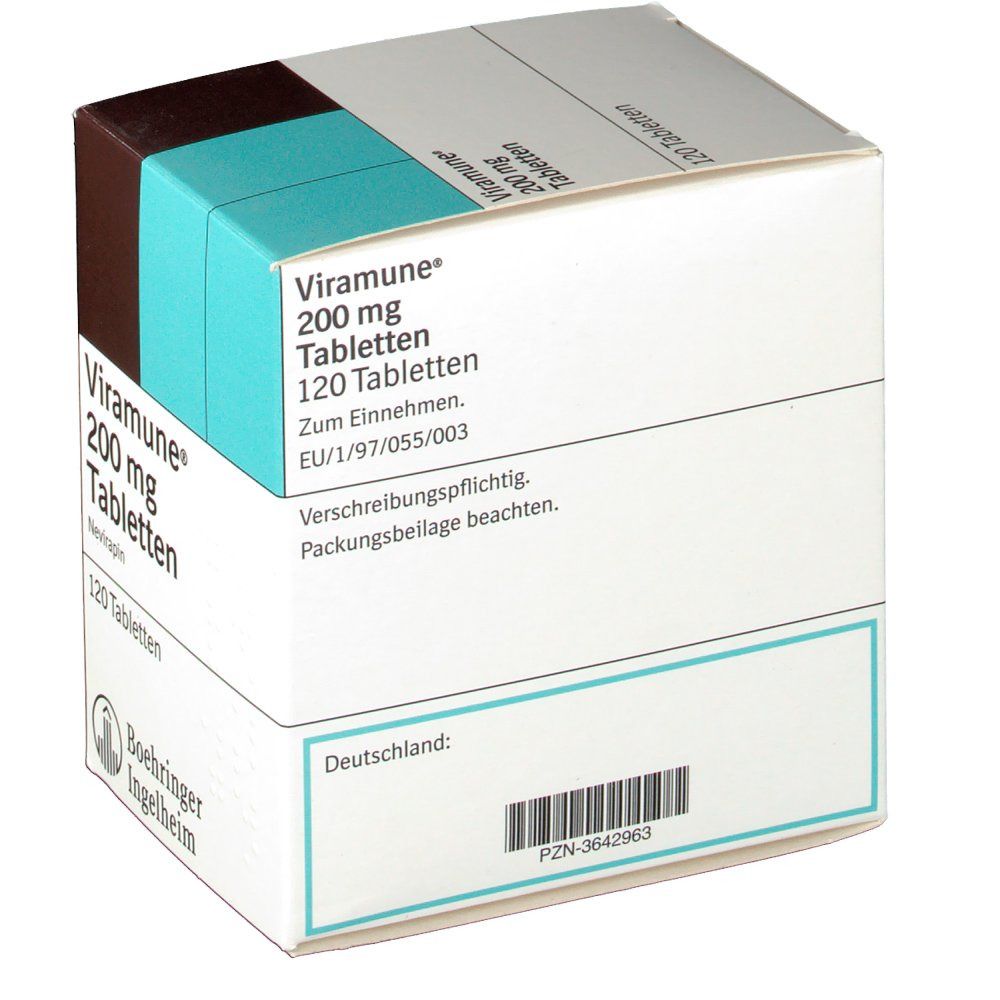 Viramune® 200 mg 120 St mit dem E-Rezept kaufen - Shop Apotheke