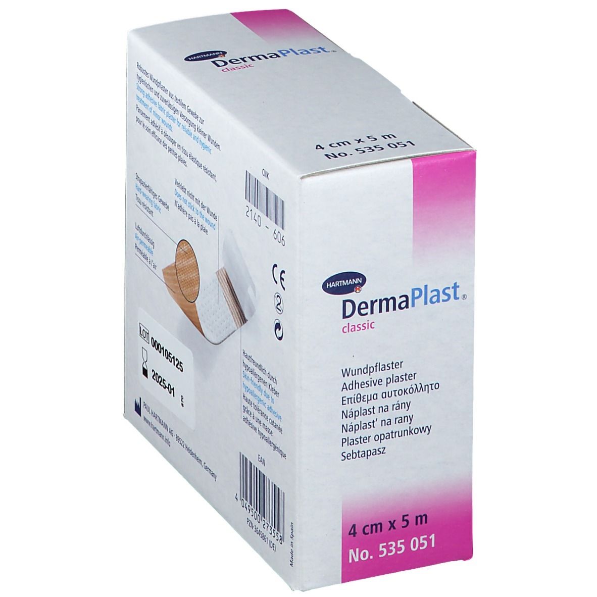 DermaPlast® classic 4 cm x 5 m 1 St - shop-apotheke.com