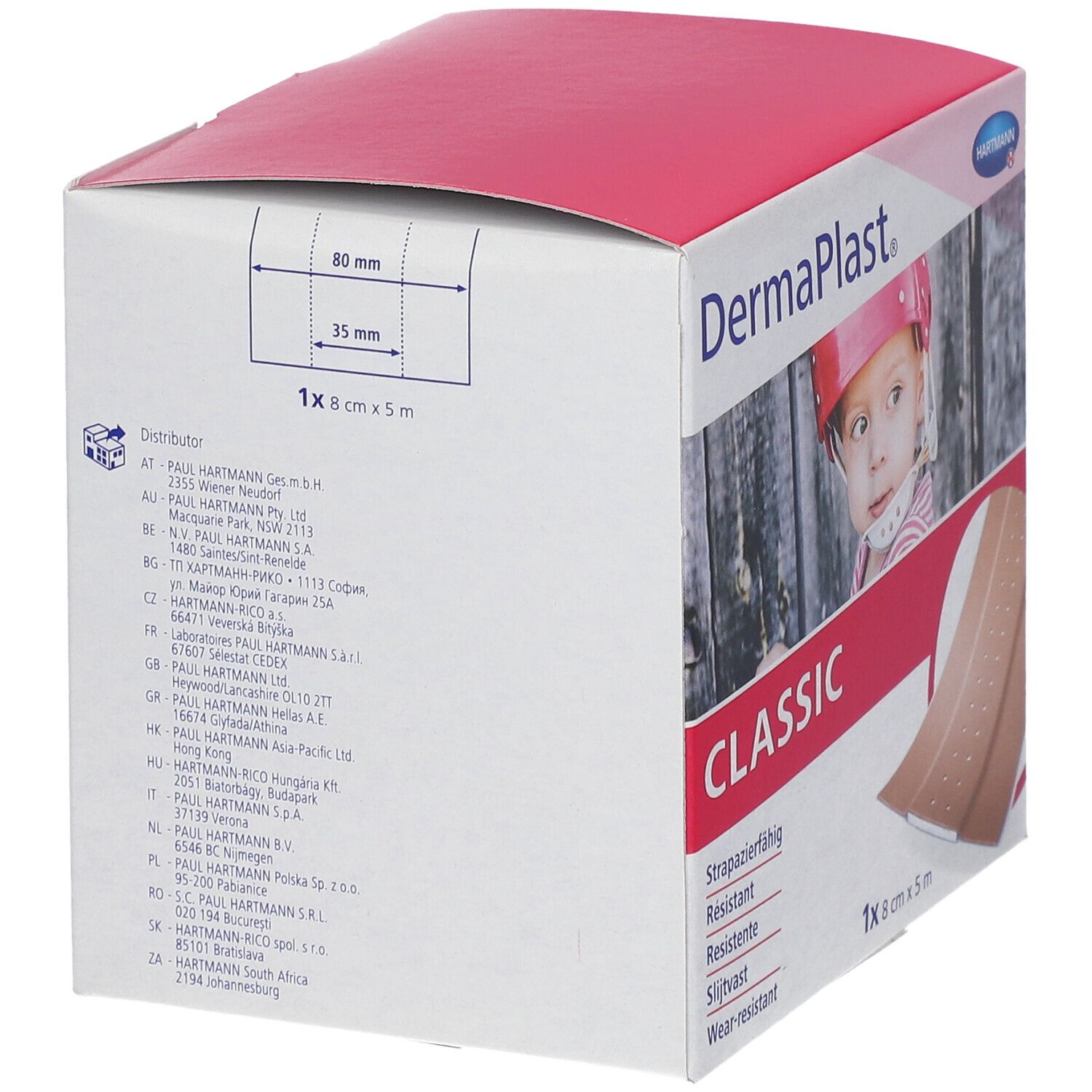 DermaPlast® classic 8 cm x 5 m 1 St - shop-apotheke.com
