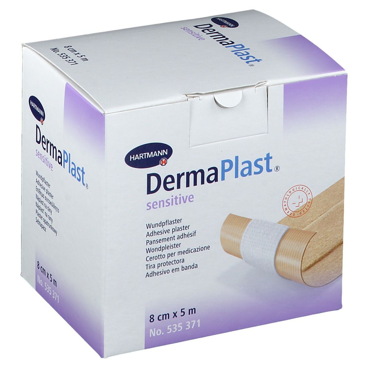 DermaPlast® sensitive Pflaster 8 cm x 5 m 1 St - shop-apotheke.at