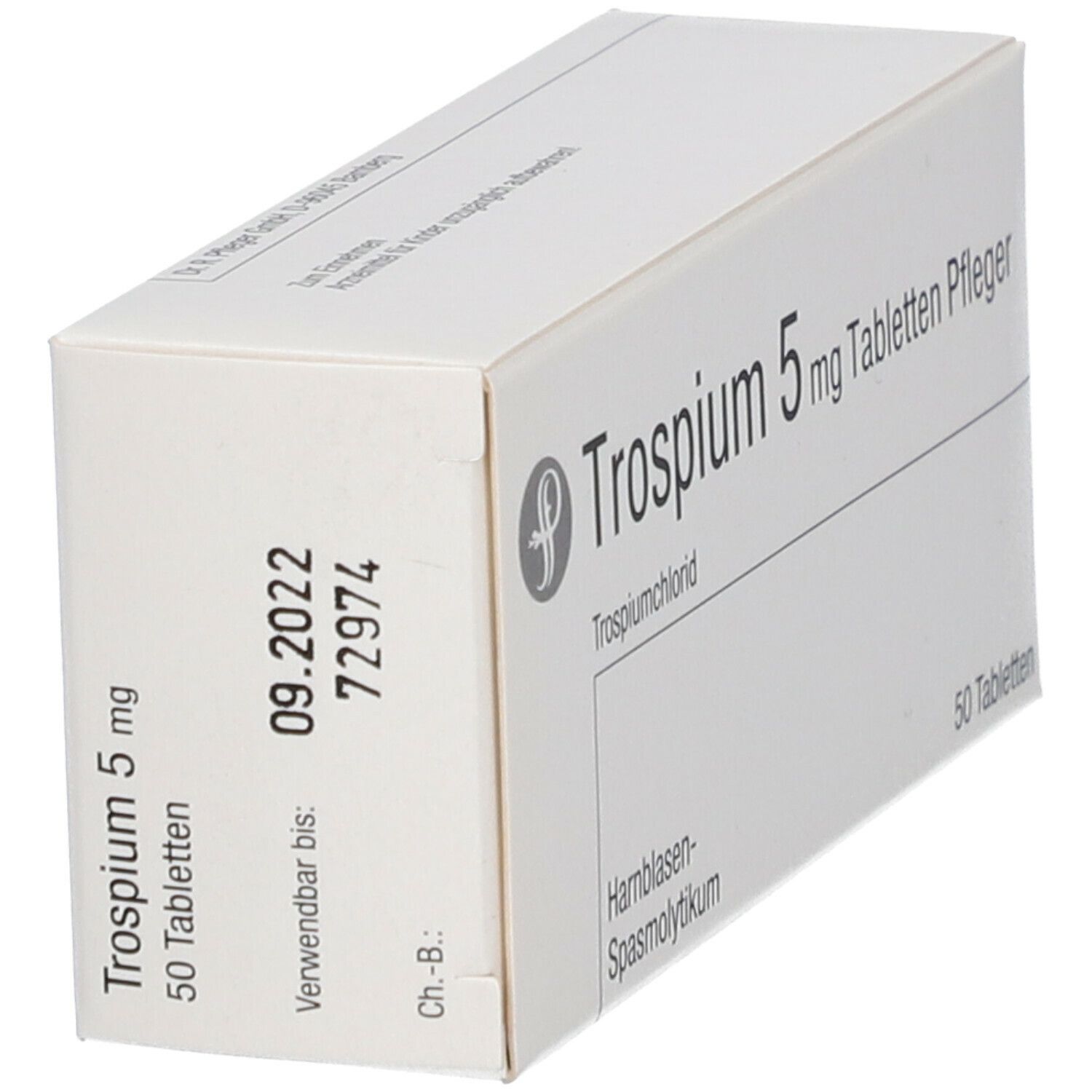 Trospium 5 mg Pfleger 50 St mit dem E-Rezept kaufen - Shop Apotheke