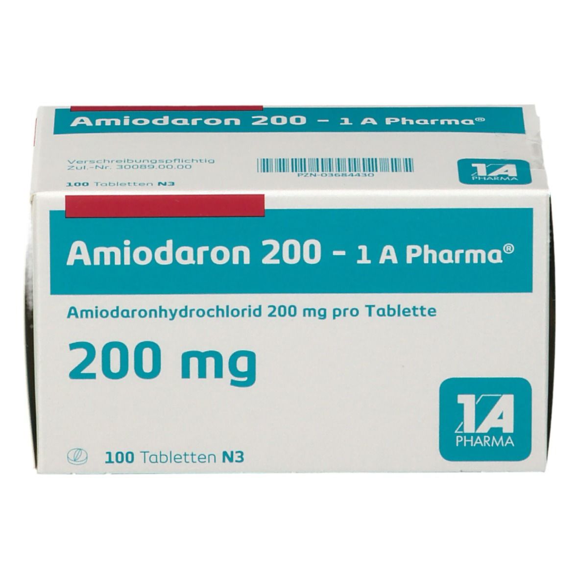 Amiodaron 200 1A Pharma® 100 St mit dem E-Rezept kaufen - Shop Apotheke