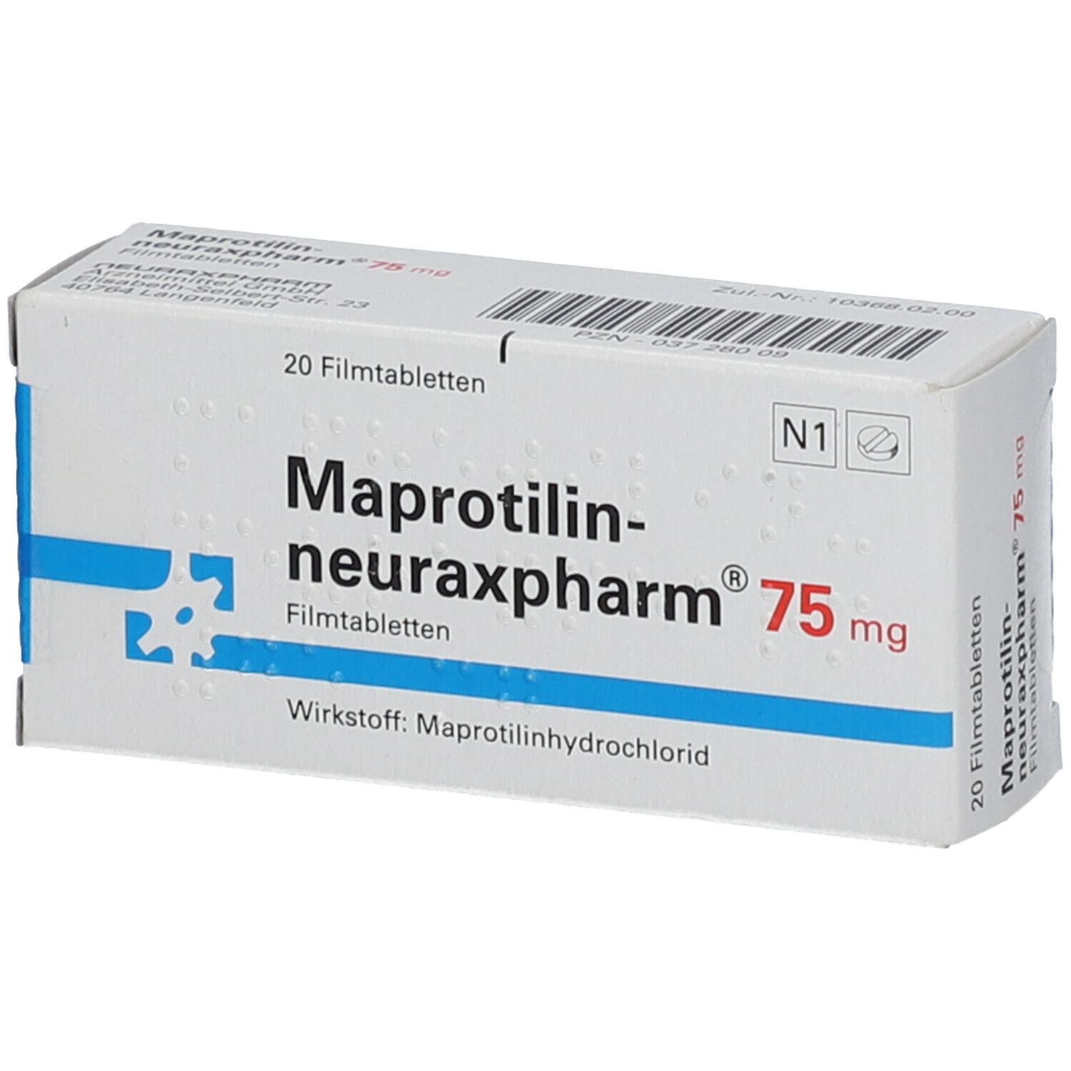 Maprotilin-neuraxpharm® 75 mg 20 St mit dem E-Rezept kaufen - Shop Apotheke