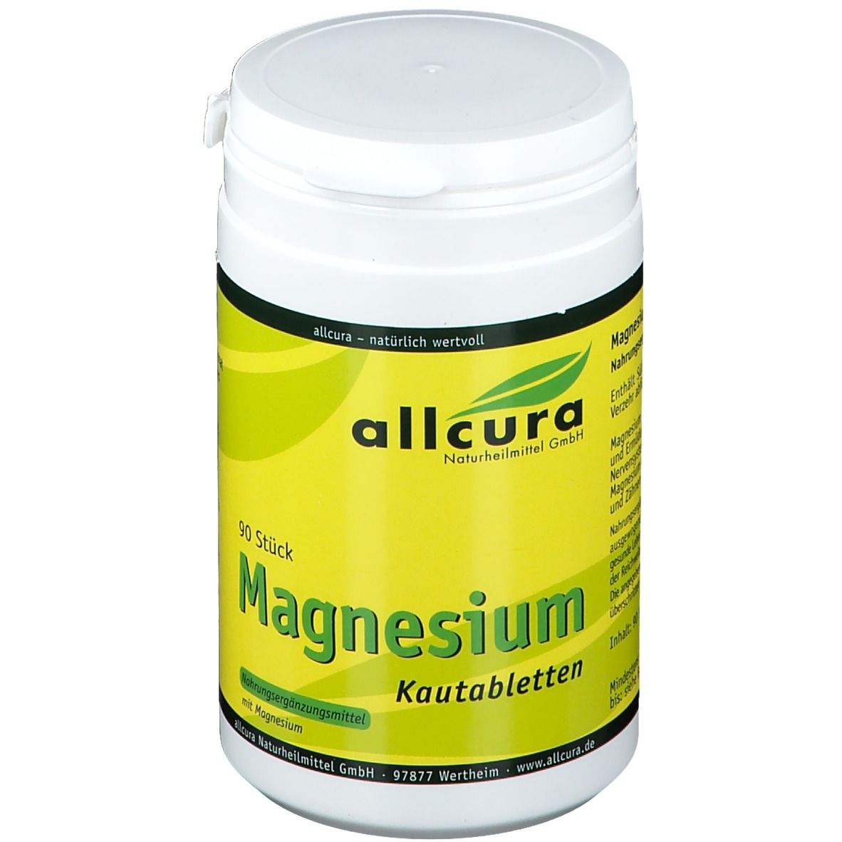 allcura Magnesium Kautabletten 90 St - shop-apotheke.at