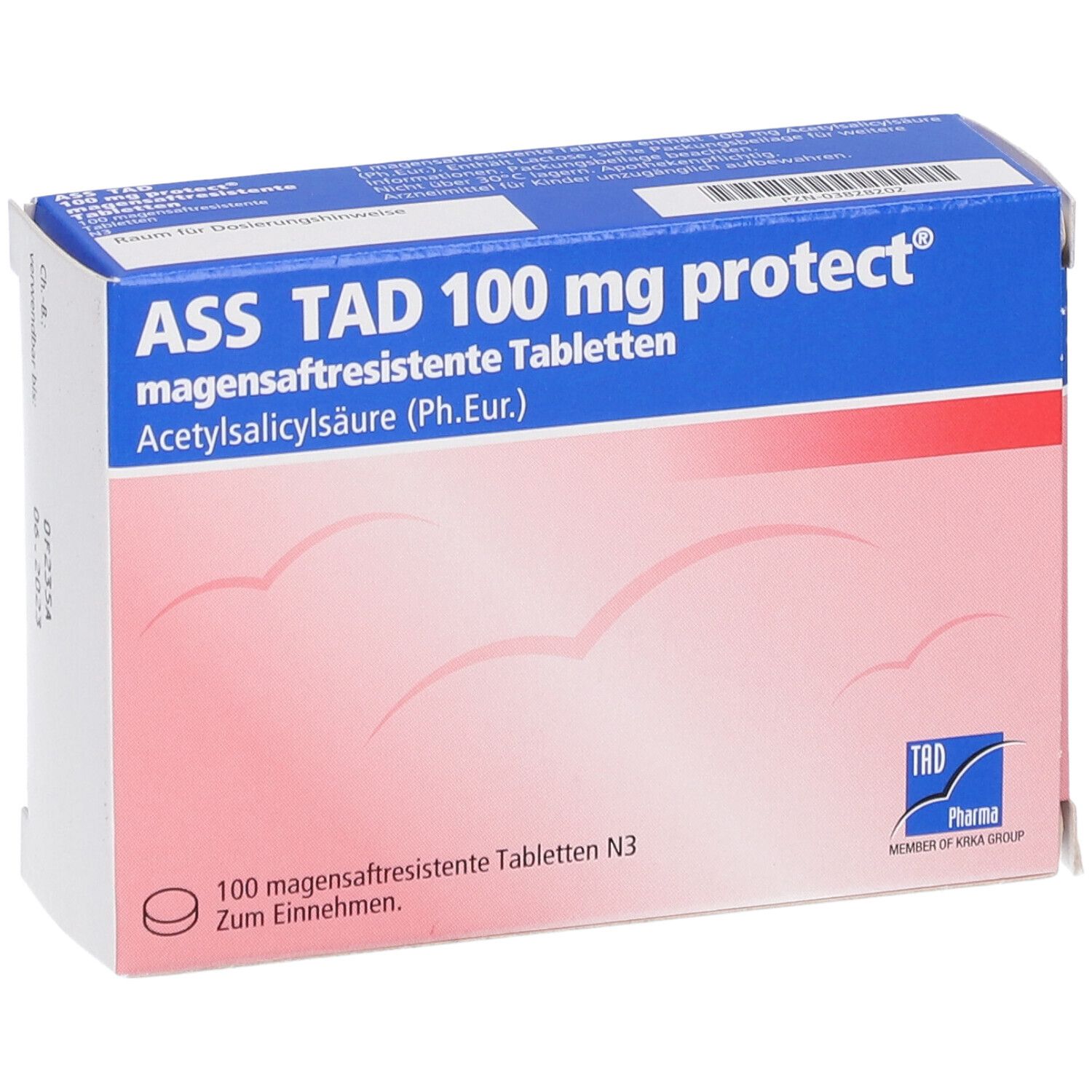 ASS TAD 100 mg protect® 100 St - shop-apotheke.com