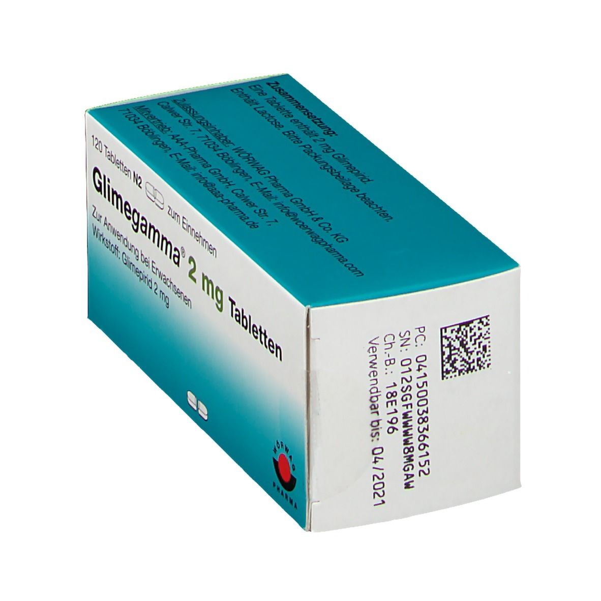 Glimegamma® 2 mg 120 St mit dem E-Rezept kaufen - Shop Apotheke