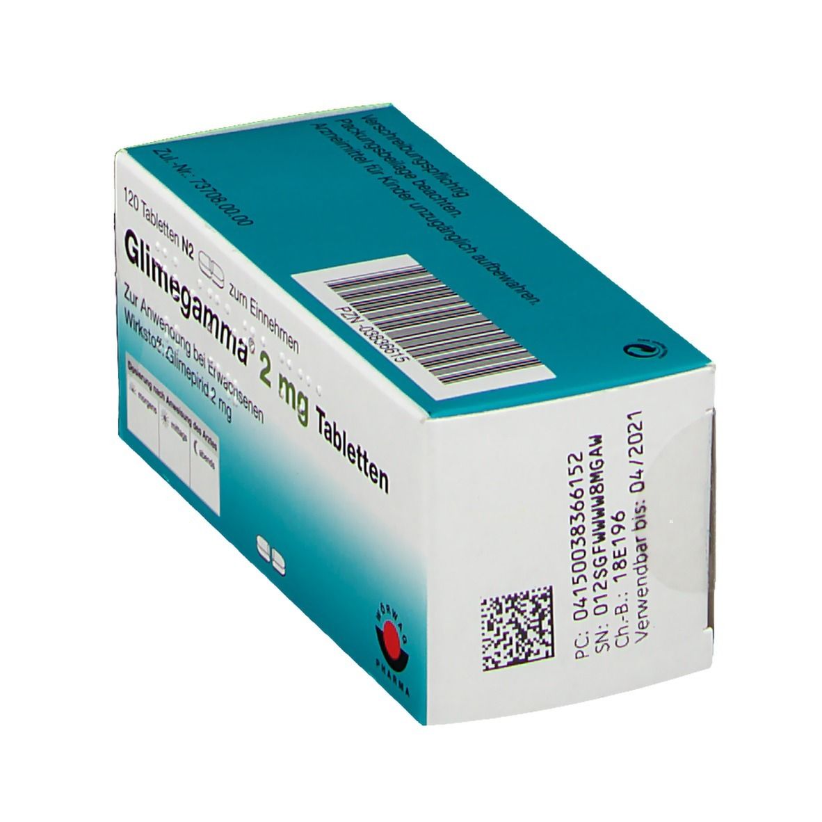 Glimegamma® 2 mg 120 St mit dem E-Rezept kaufen - Shop Apotheke