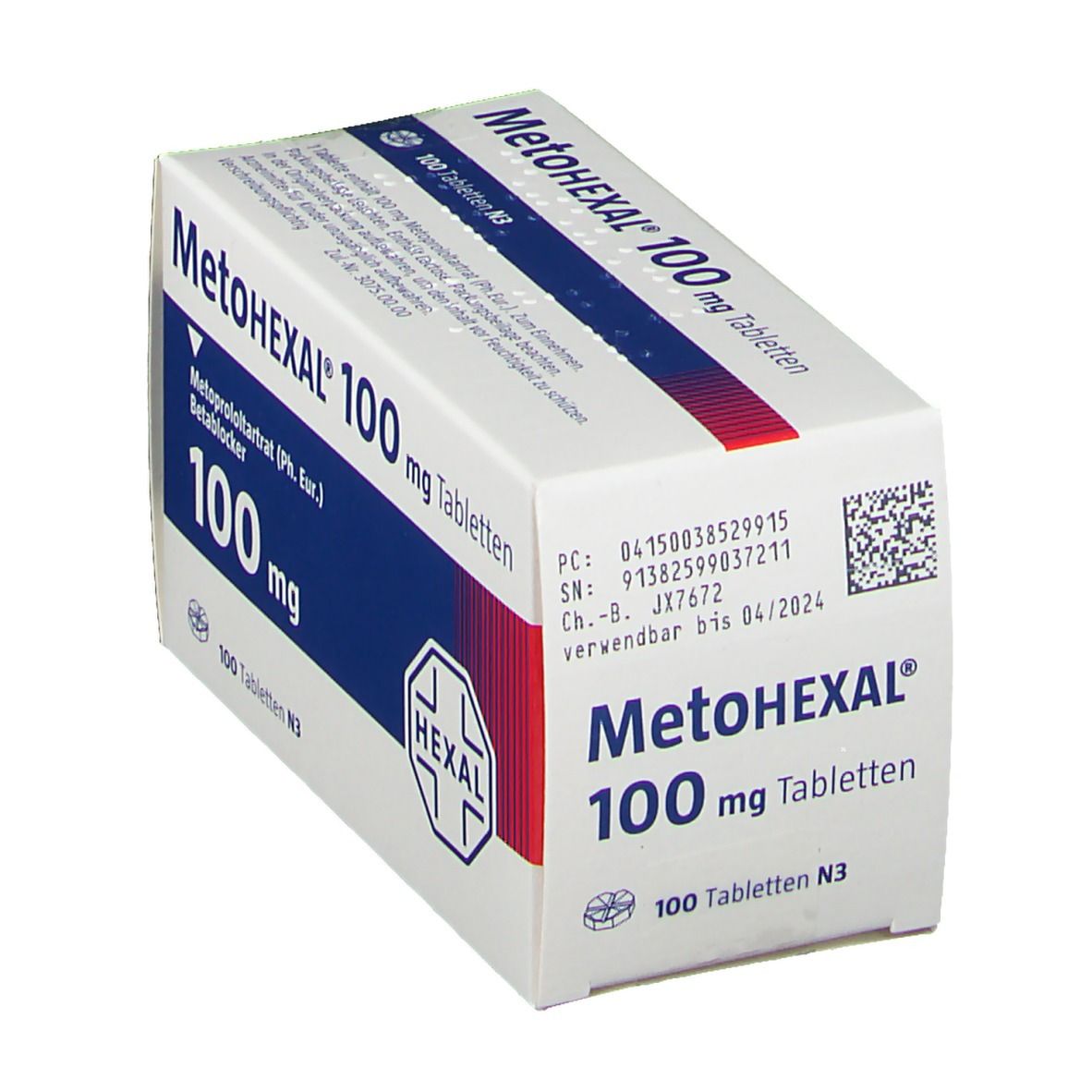 MetoHEXAL® 100 mg 100 St mit dem E-Rezept kaufen - Shop Apotheke