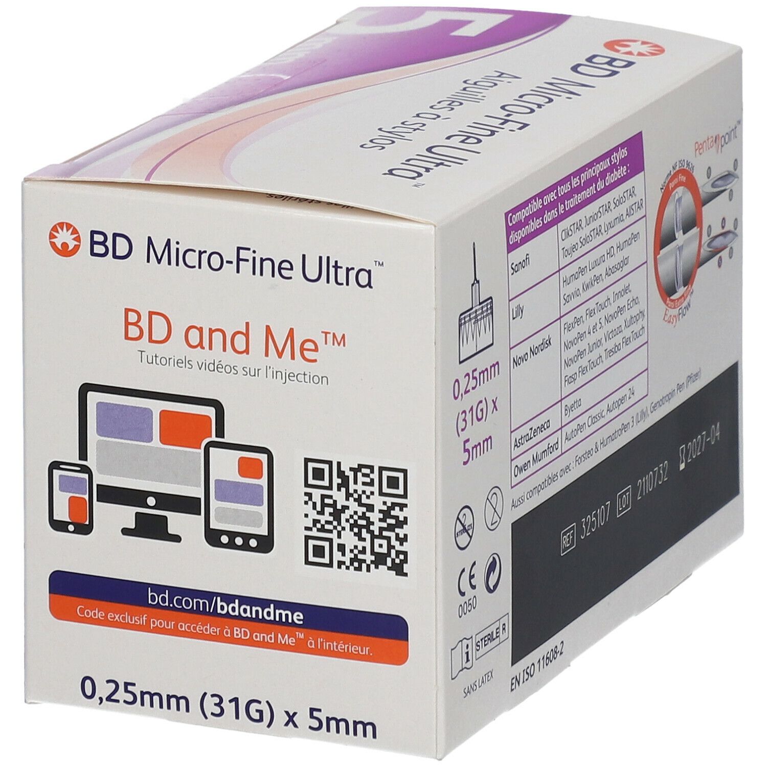 BD Ultra-Fine™ 5 mm 31G x 5 mm 100 St - Shop Apotheke