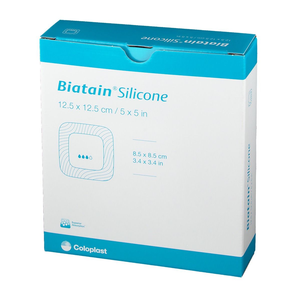 Biatain® Silicone 12,5 x 12,5 cm 10 St - Shop Apotheke