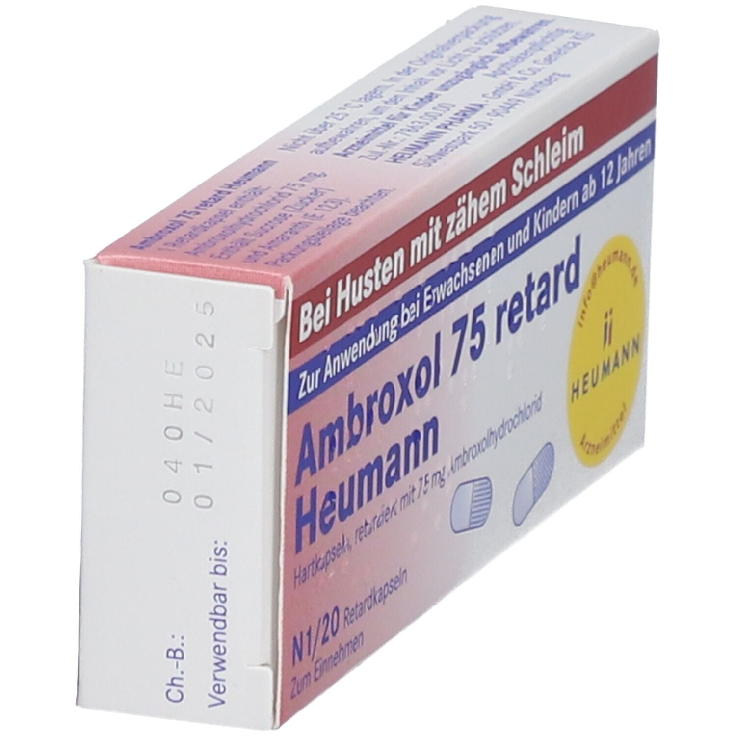 Ambroxol 75 retard Heumann Kapseln 20 St - Shop Apotheke