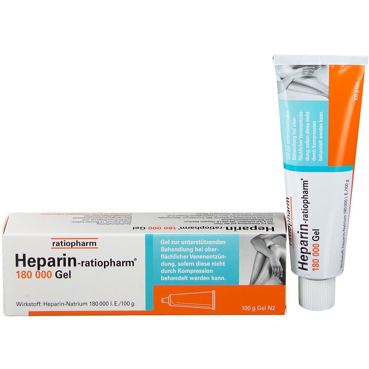 Heparin-ratiopharm® 180 000 I.E.Gel 100 g - shop-apotheke.com