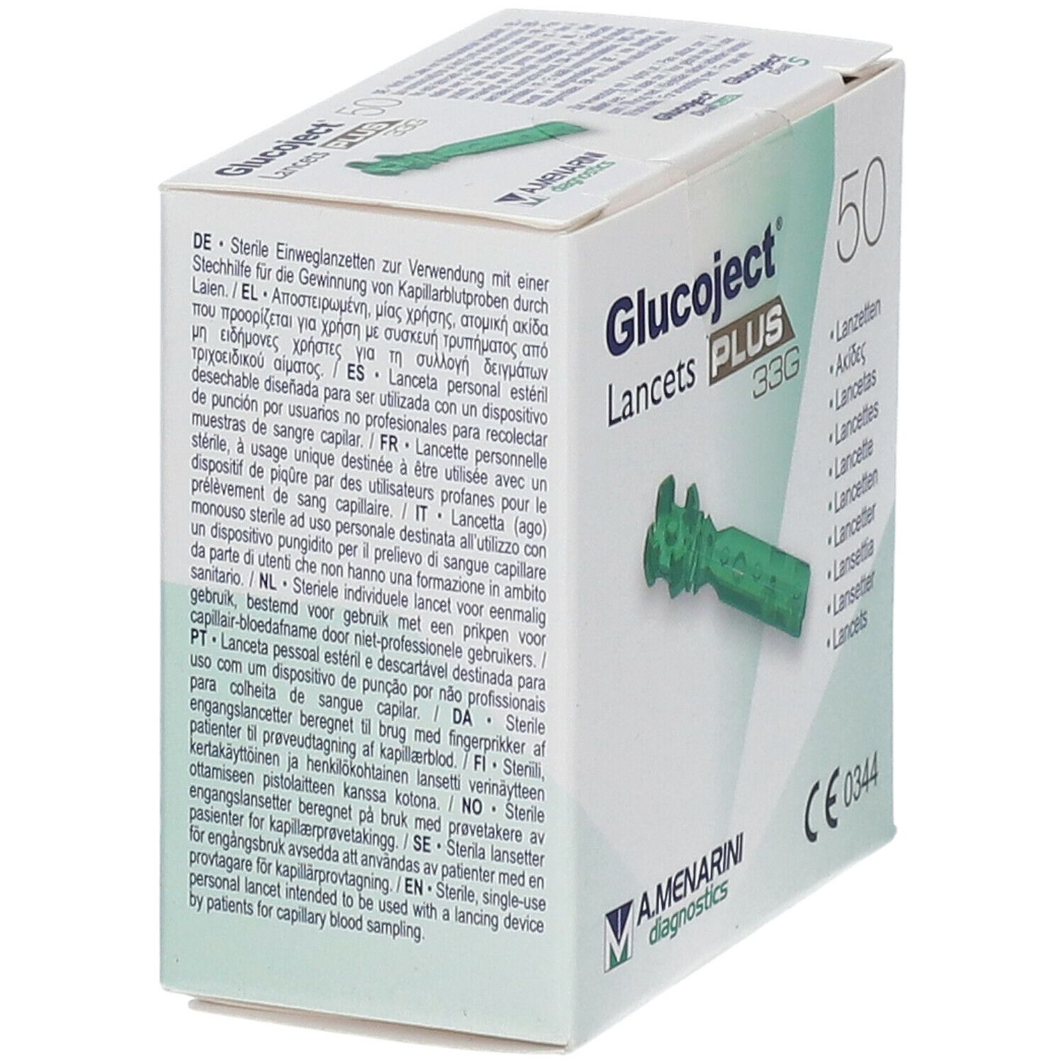 Glucoject® Plus 33G Lanzetten 50 St - shop-apotheke.com