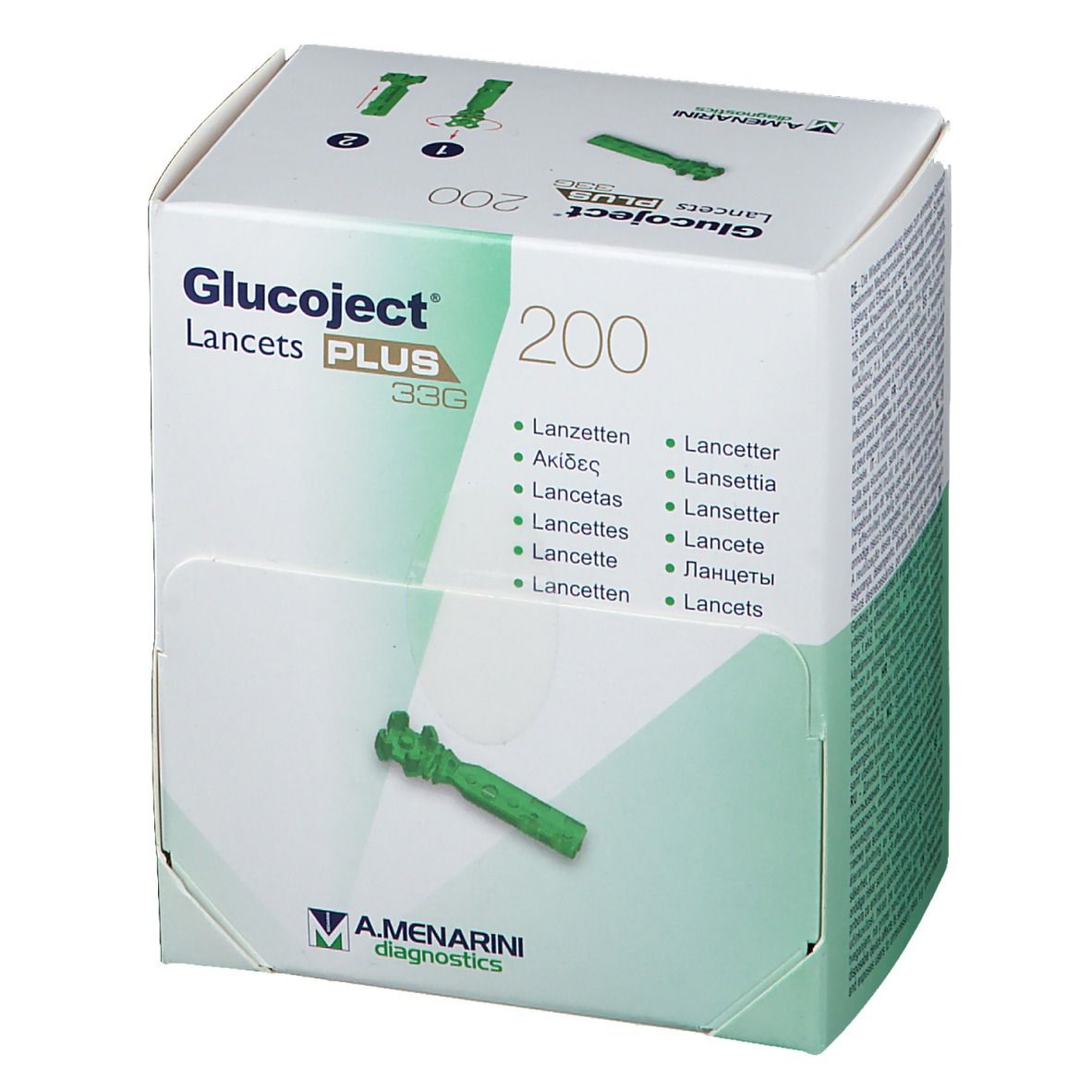 Glucoject® Plus 33G Lanzetten 200 St - Shop Apotheke