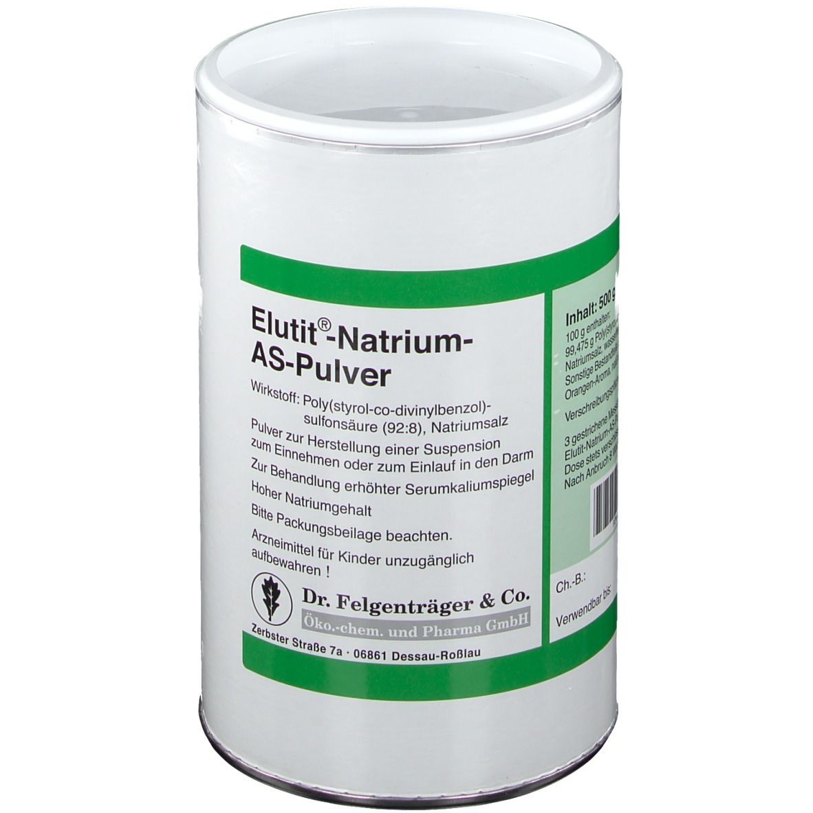 Elutit®-Natrium AS-Pulver 500 g mit dem E-Rezept kaufen - Shop Apotheke