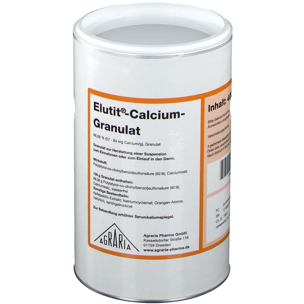 Elutit®-Calcium-Granulat 400 g mit dem E-Rezept kaufen - Shop Apotheke