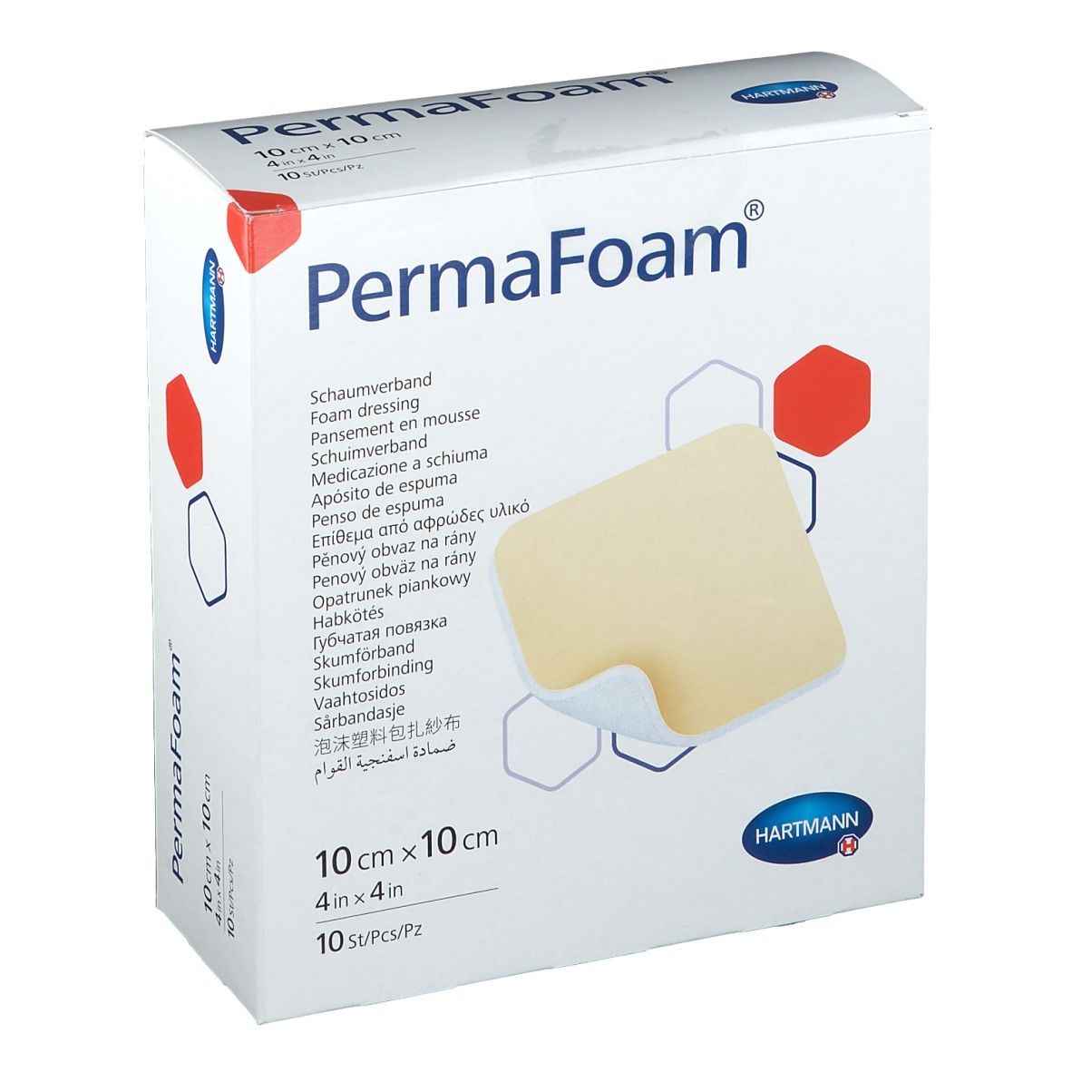 PermaFoam® Schaumverband 10 x 10 cm 10 St - SHOP APOTHEKE