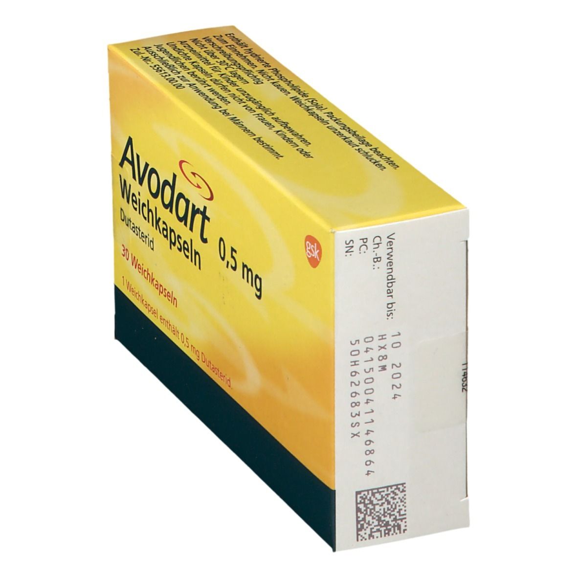 Avodart® 0,5 mg 30 St mit dem E-Rezept kaufen - Shop Apotheke