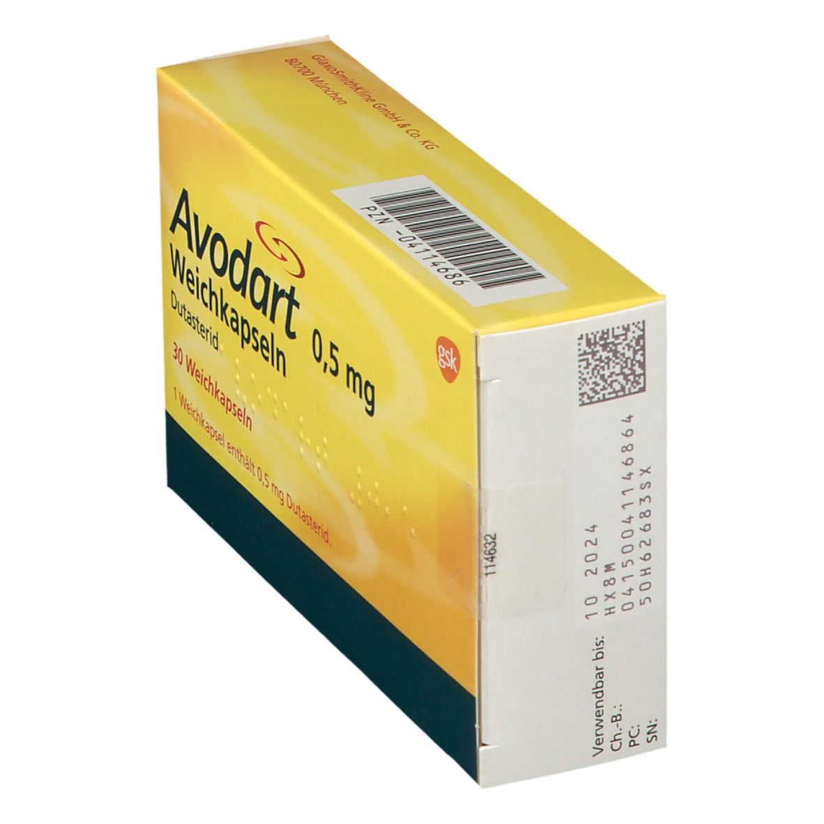 Avodart® 0,5 mg 30 St mit dem E-Rezept kaufen - Shop Apotheke