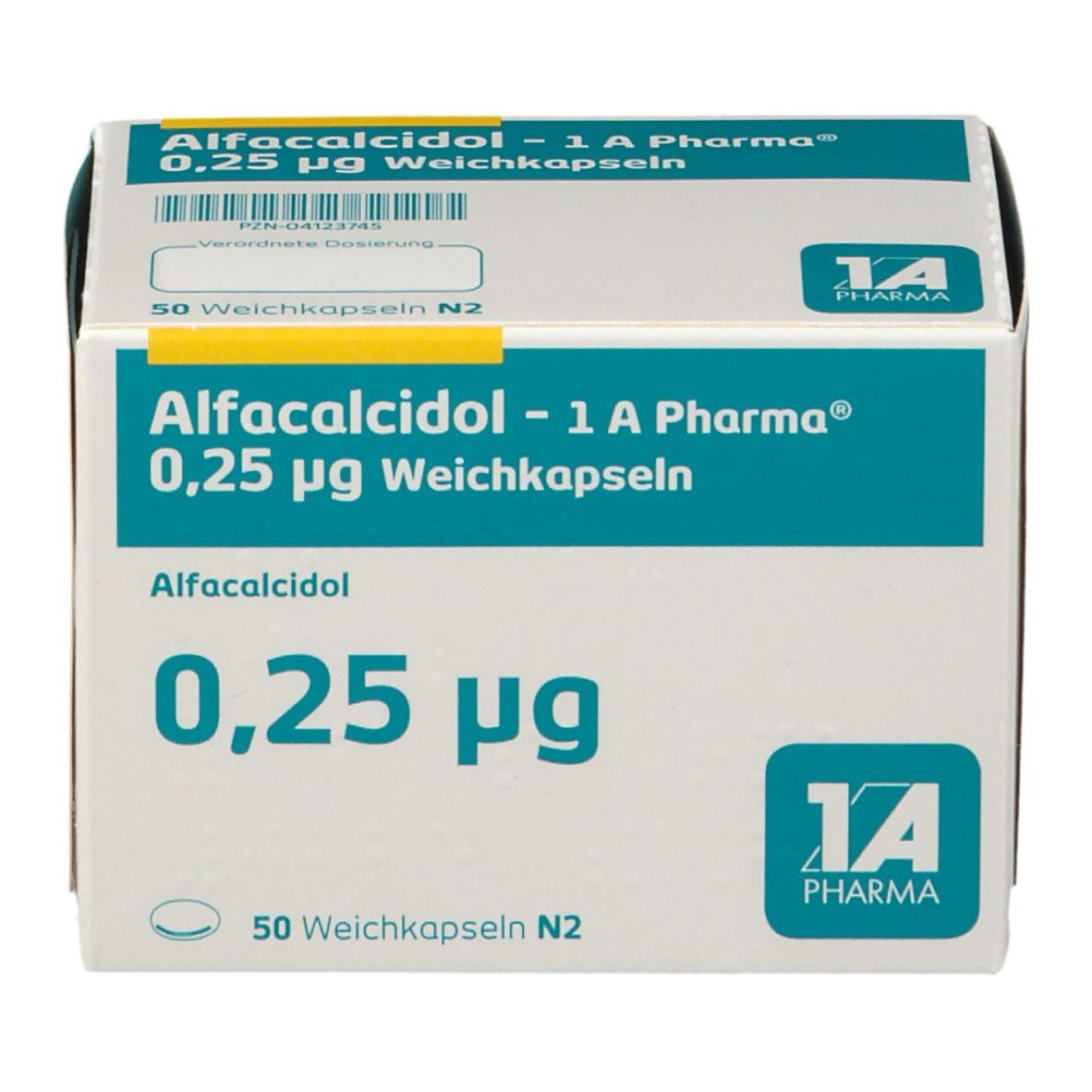 Alfacalcidol - 1 A Pharma® 0,25 µg 50 St - shop-apotheke.com
