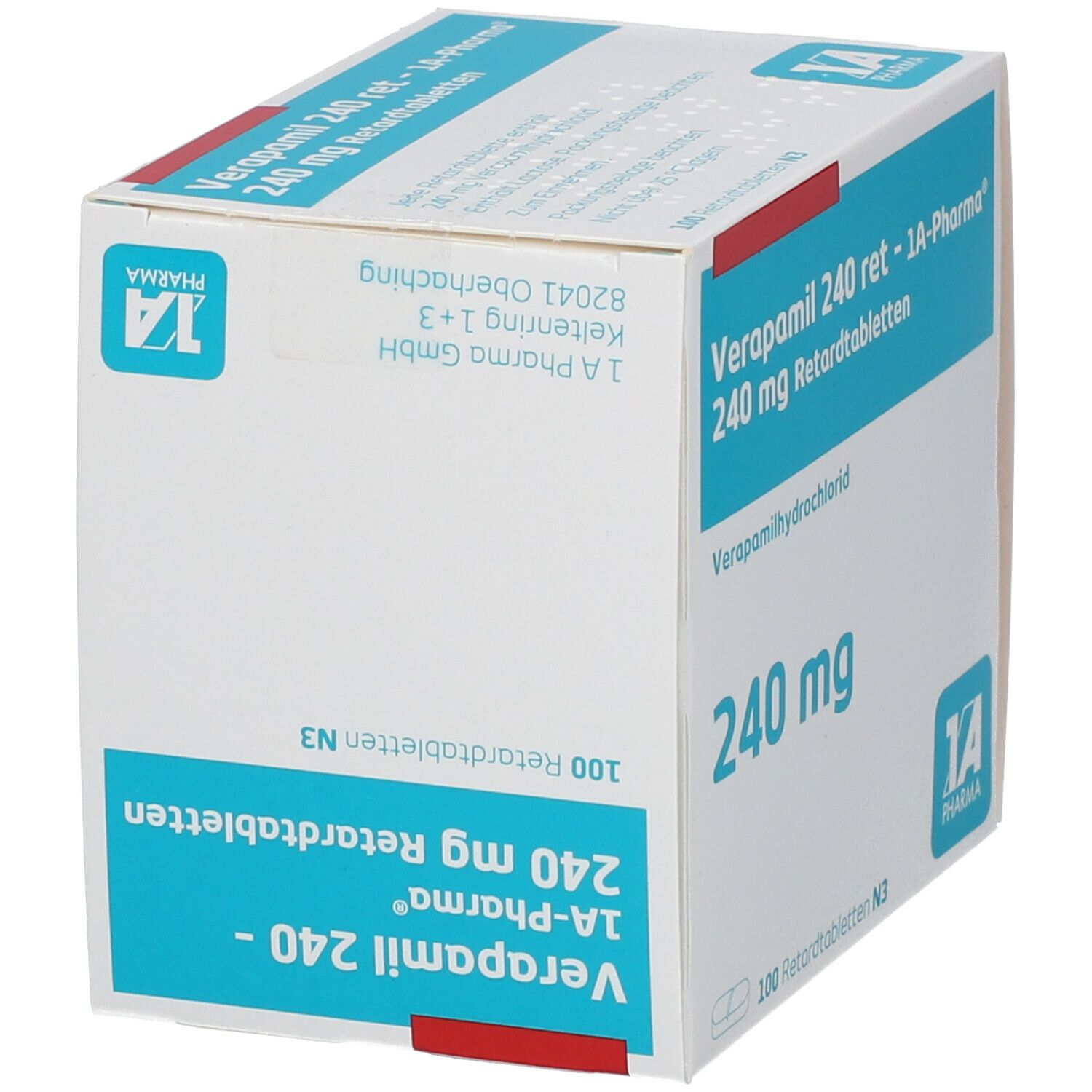 Verapamil 240 1A Pharm 100 St mit dem E-Rezept kaufen - Shop Apotheke