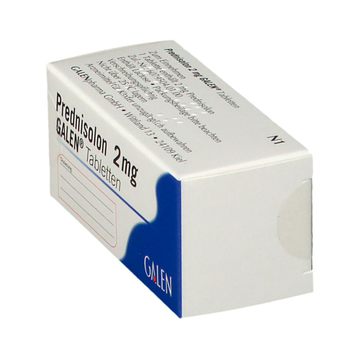 Prednisolon 2 mg GALEN® 20 St mit dem E-Rezept kaufen - Shop Apotheke