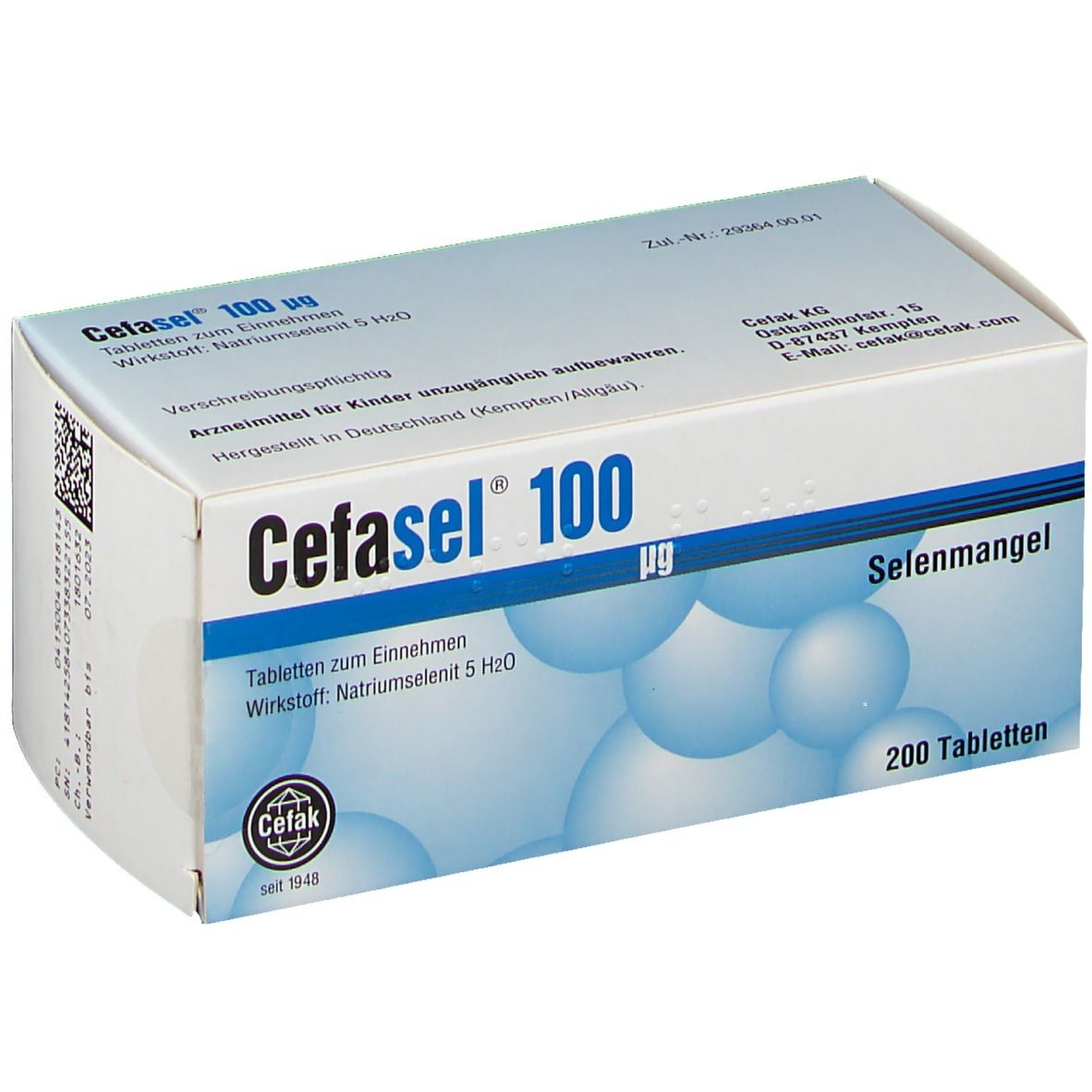 Cefasel® 100 µg 200 St mit dem E-Rezept kaufen - Shop Apotheke