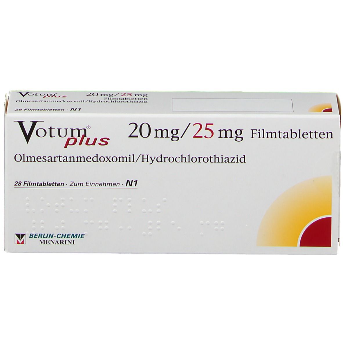Votum® Plus 20 mg/25 mg 28 St mit dem E-Rezept kaufen - Shop Apotheke