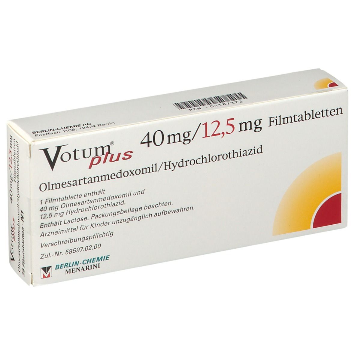 Votum® Plus 40 mg/12,5 mg 28 St mit dem E-Rezept kaufen - Shop Apotheke