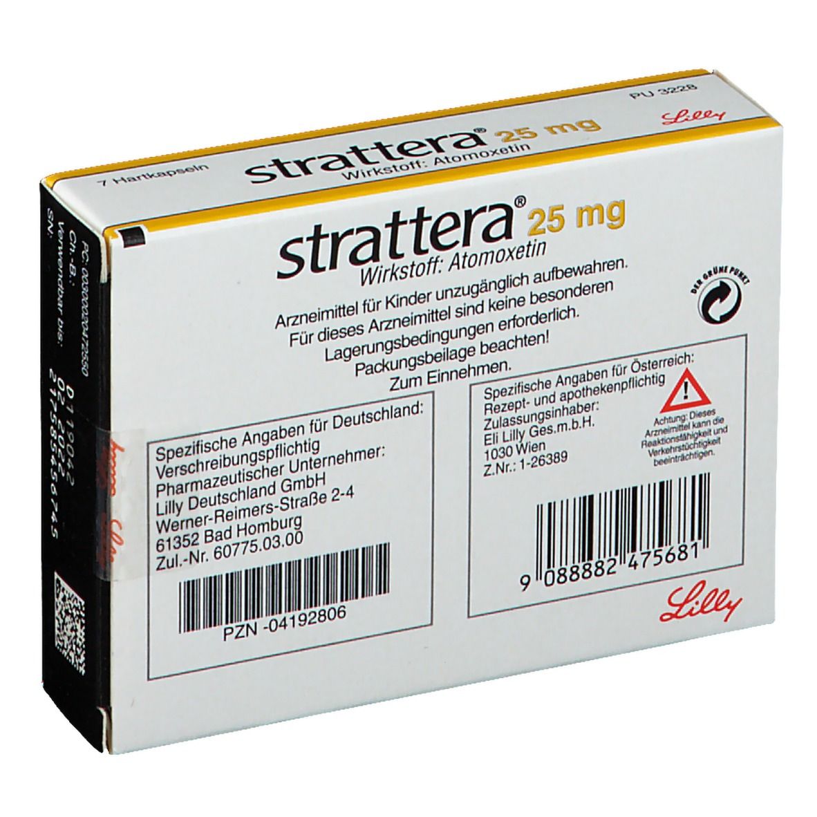 strattera® 25 mg 7 St - shop-apotheke.com