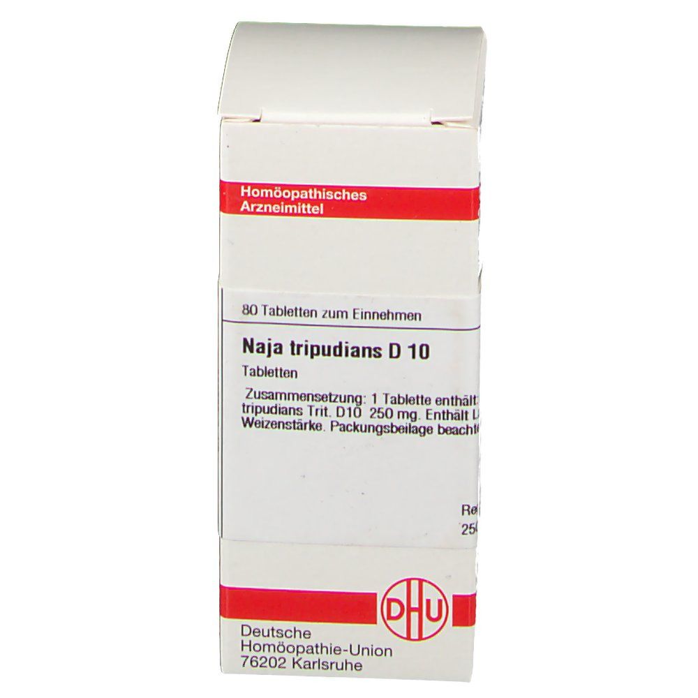 DHU Naja Tripudians D10 80 St - Shop Apotheke