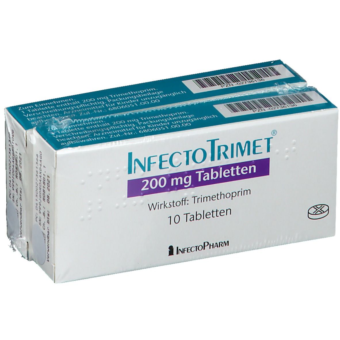 InfectoTrimet® 200 mg 2x10 St mit dem E-Rezept kaufen - Shop Apotheke