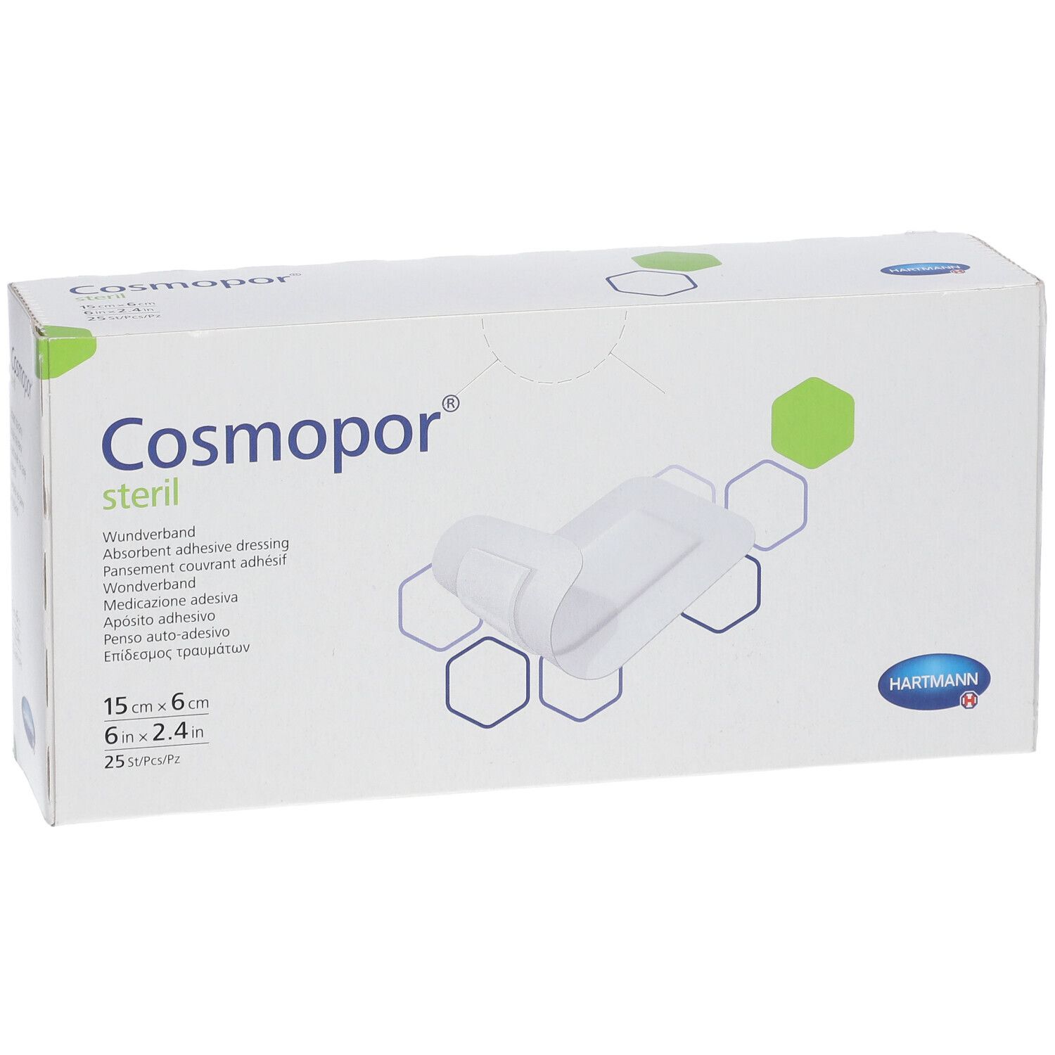 Cosmopor® steril 6 x 15 cm 25 St - SHOP APOTHEKE