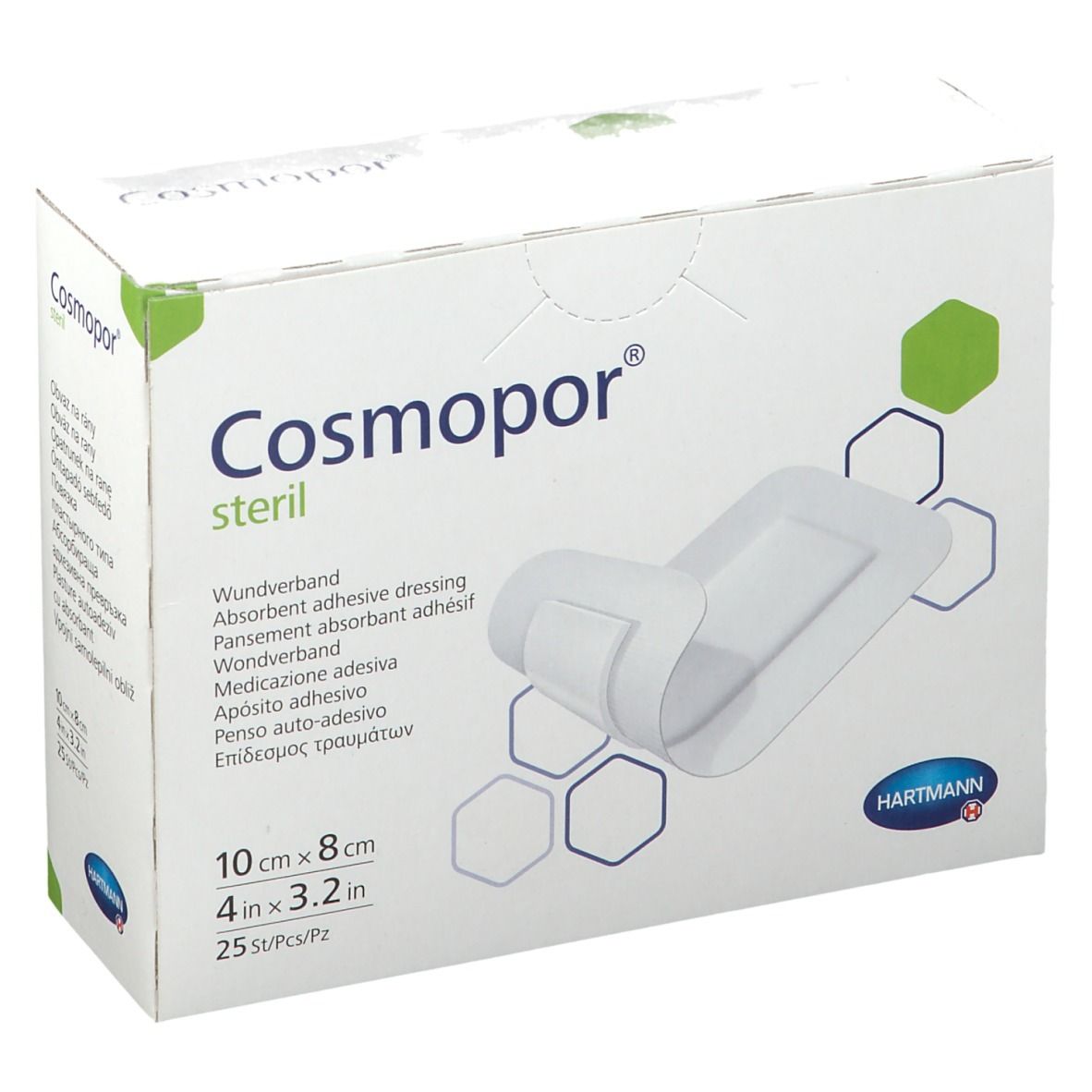 Cosmopor® steril 8 x 10 cm 25 St - shop-apotheke.com