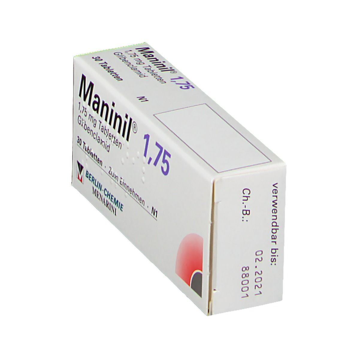 Maninil® 1,75 30 St mit dem E-Rezept kaufen - Shop Apotheke