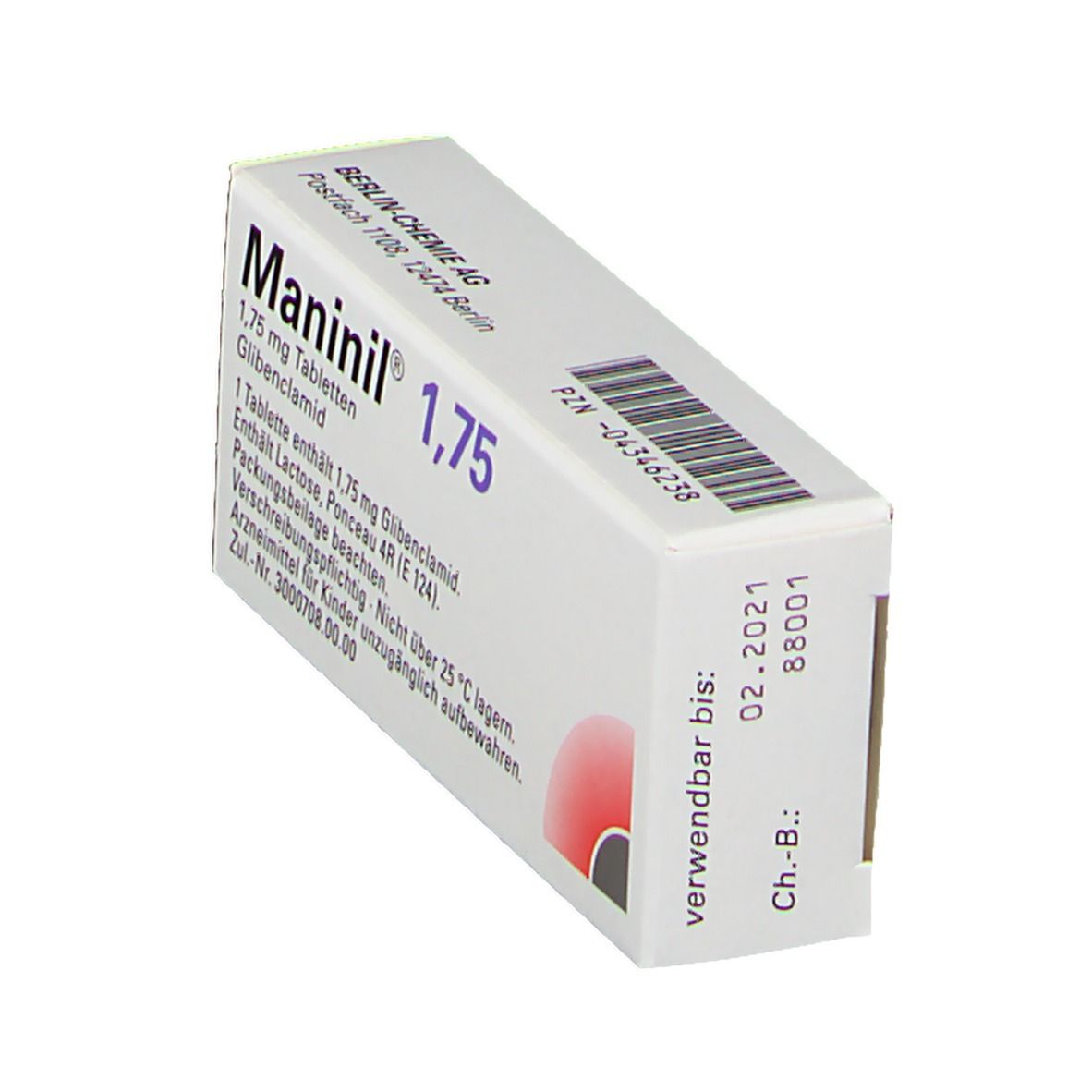 Maninil® 1,75 30 St mit dem E-Rezept kaufen - Shop Apotheke