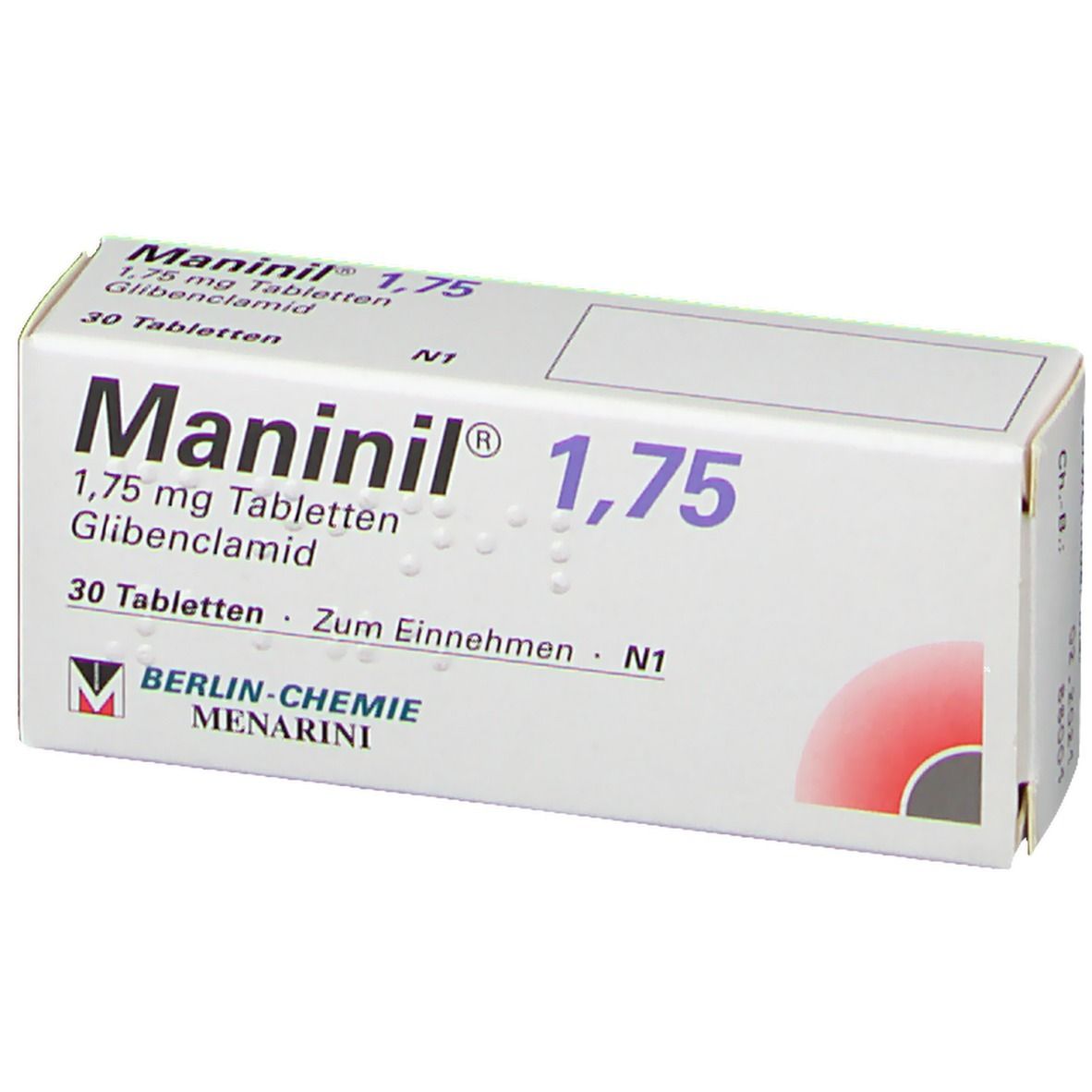 Maninil® 1,75 30 St mit dem E-Rezept kaufen - Shop Apotheke