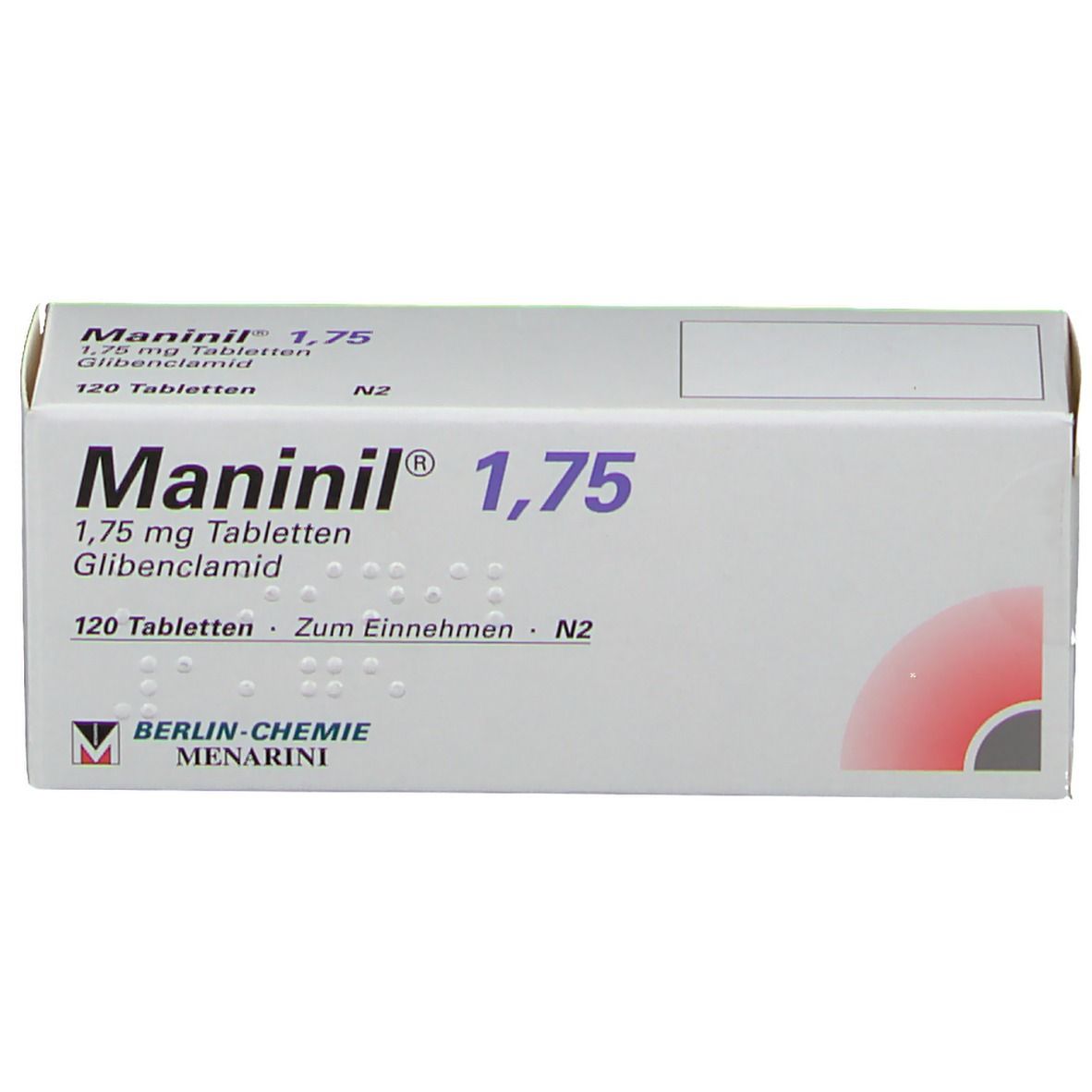 Maninil® 1,75 120 St mit dem E-Rezept kaufen - Shop Apotheke