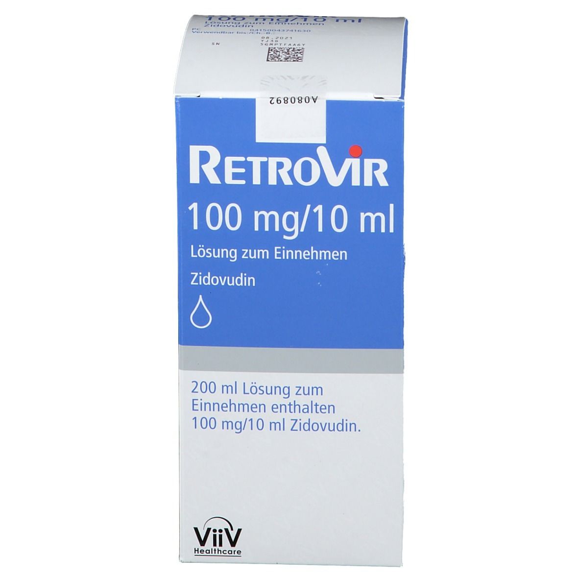 Retrovir 100 mg/10 ml 200 ml mit dem E-Rezept kaufen - Shop Apotheke