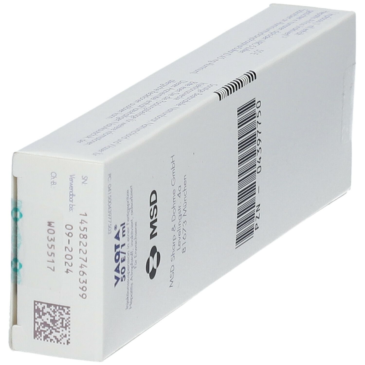 VAQTA® 50 E/1 ml 1 ml mit dem E-Rezept kaufen - Shop Apotheke