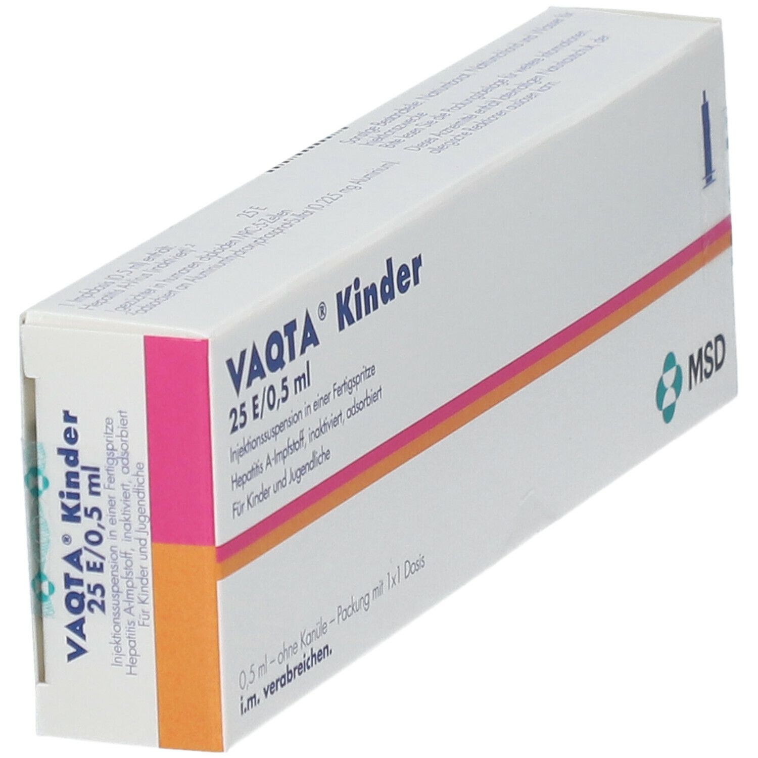 VAQTA® Kinder 25 E/0,5 ml 0,5 ml mit dem E-Rezept kaufen - Shop Apotheke