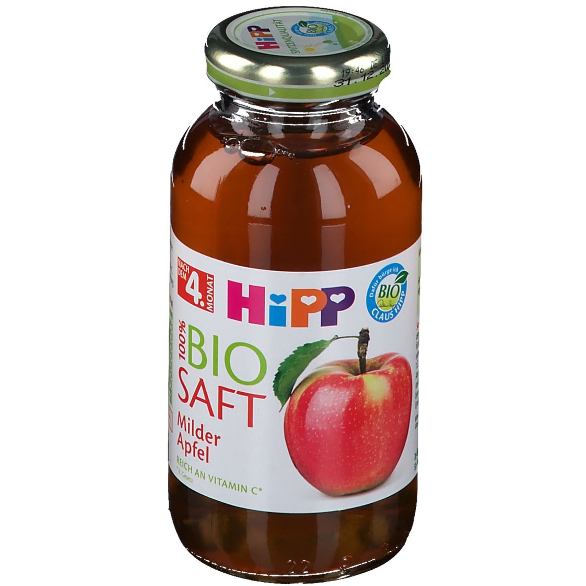 Hipp 100% Bio Saft Milder Apfel ab dem 5. Monat 0,2 l - Shop Apotheke