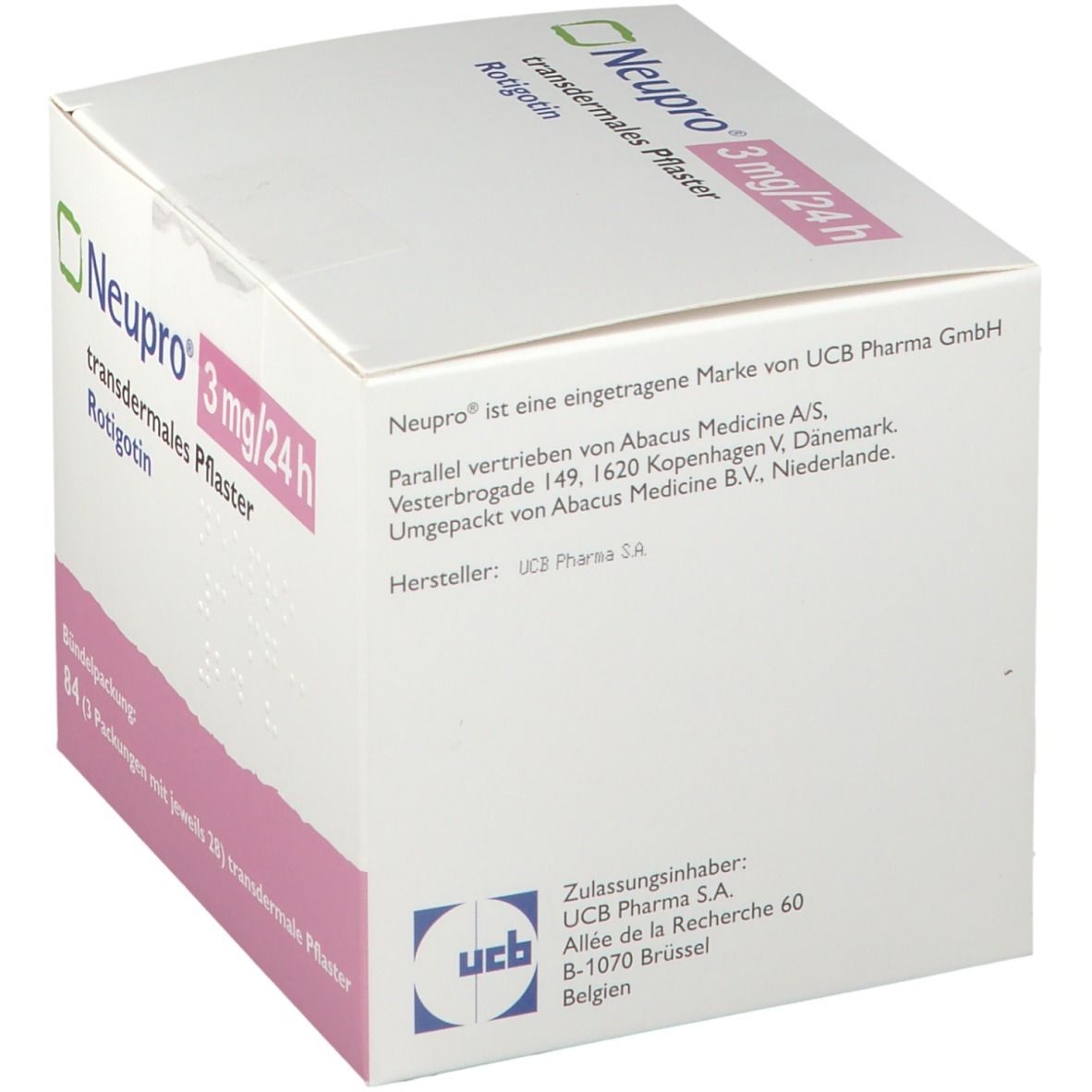 Neupro® 3Mg/24H 84 St mit dem E-Rezept kaufen - Shop Apotheke