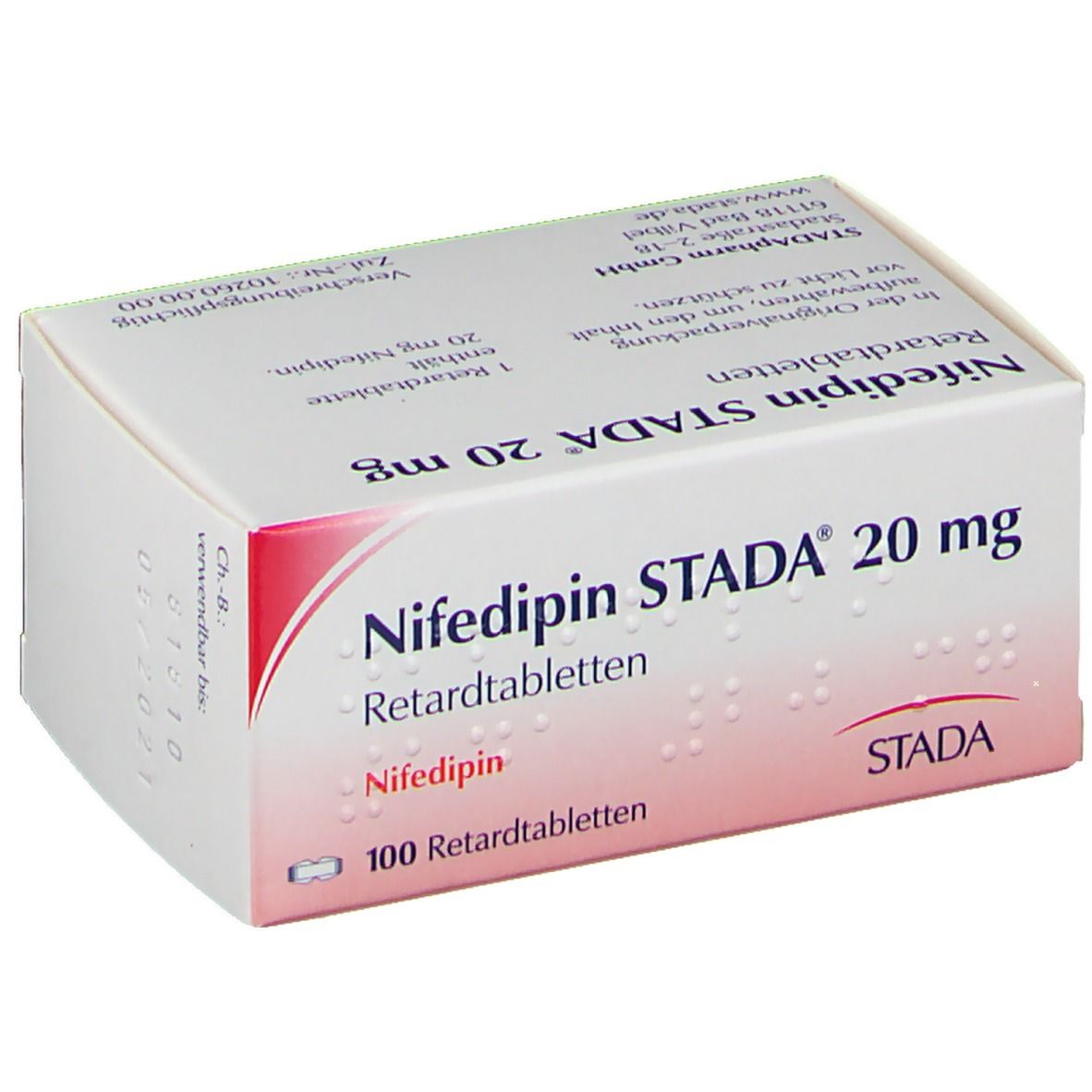 Nifedipin STADA® 20 mg 100 St mit dem E-Rezept kaufen - Shop Apotheke