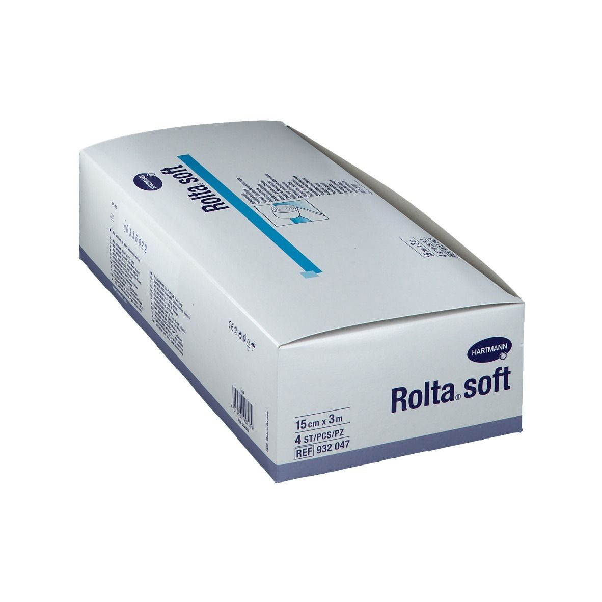 Rolta® soft Synthetik-Wattebinden 3 m x 15 cm 4 St - shop-apotheke.com