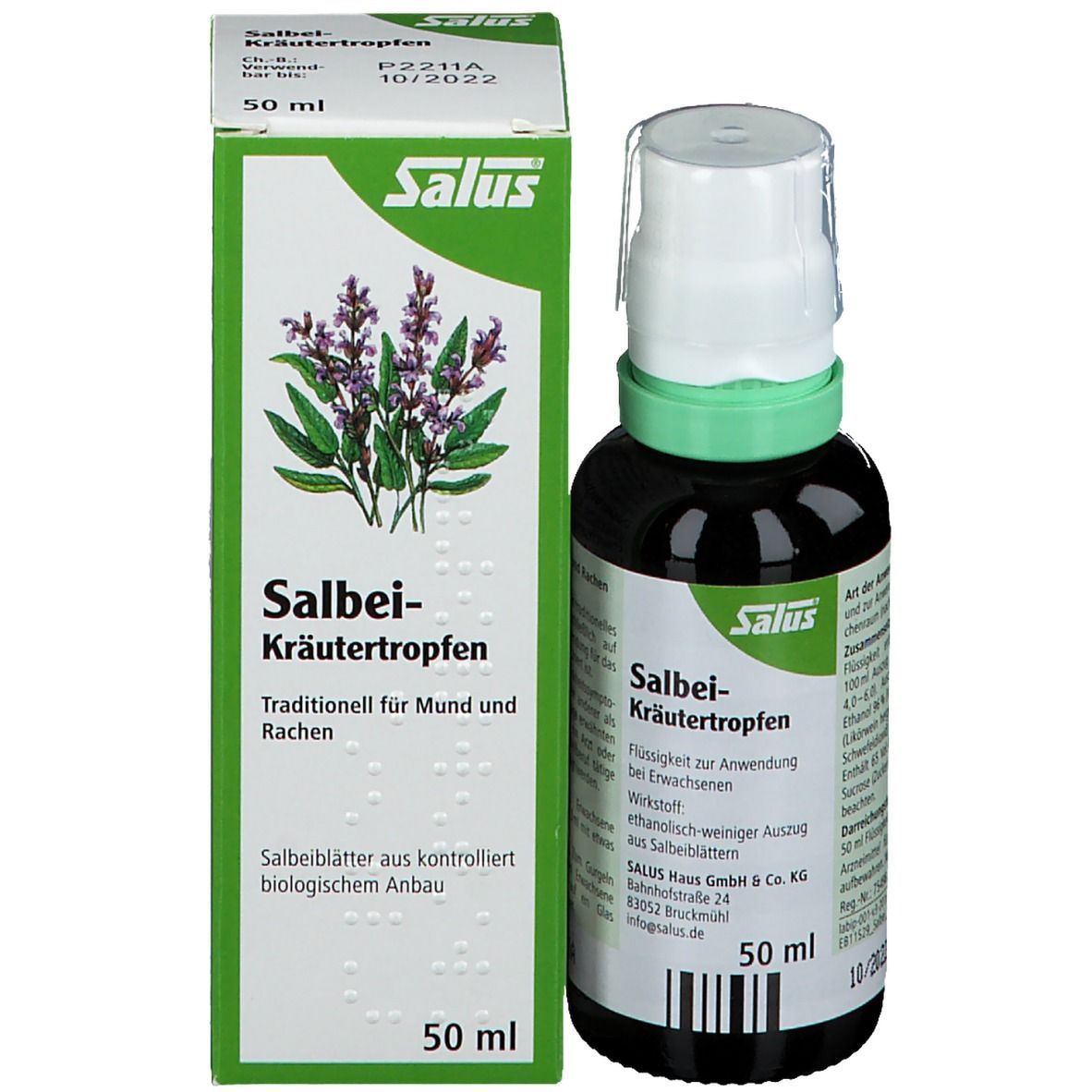 Salus® Salbei-Kräutertropfen 50 ml - shop-apotheke.com