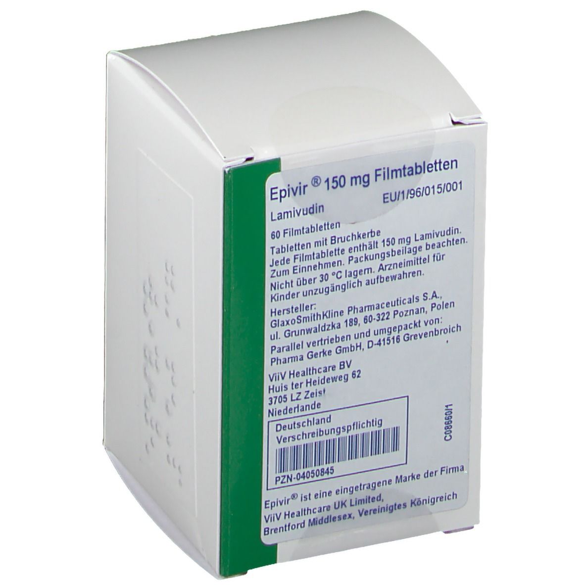 EPIVIR 150 mg Filmtabletten 60 St mit dem E-Rezept kaufen - Shop Apotheke